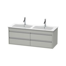 Duravit Waschtischunterschrank Ketho 127x47,5x48cm, 4 La, wandh&auml;ngend, betongr ma (KT643300707)