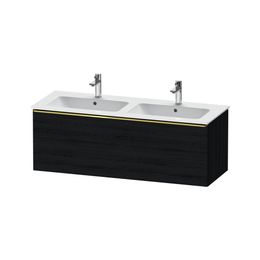 Duravit Waschtischunterschrank D-Neo 128x46,2x44cm, 1 A, wd, gol pol/Eiche sw (DE4265034160000)