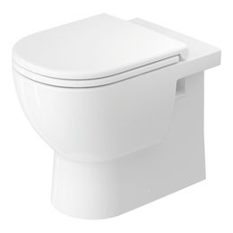Duravit Stand-WC, Tiefsp&uuml;ler D-Code 37x57cm, 4,5 l, Abg. waag., riml., wei&szlig; (2037090000)