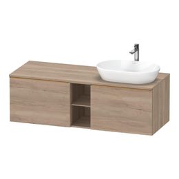 Duravit Waschtischunterschrank D-Neo 140x55cm, 2 A, 1 Pl, B R, b geb/Ei marm. (DE4950R04550000)