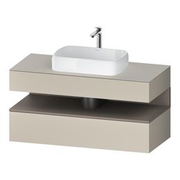 Duravit Waschtischunterschrank Qatego 120x55x60cm, ba m/ta m, Pl, Nischenb (QA4732043830010)