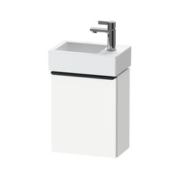 Duravit Waschtischunterschrank D-Neo 36,4x22,2x44cm, 1 T&uuml;r, An L, sw/w ma (DE4218LBD180000)