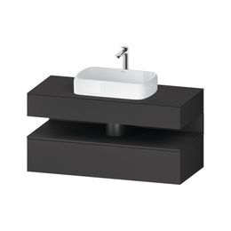 Duravit Waschtischunterschrank Qatego 120x55x60cm, gra m, Pl, 1 Schubkast. (QA4732049490000)