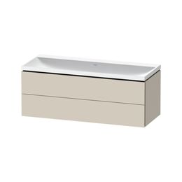 Duravit M&ouml;bel-Set L-Cube 120x48x48cm, o HL, Tau matt, 2 Schub. (LC6953N83830000)