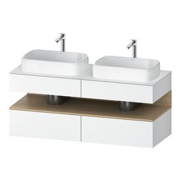 Duravit Waschtischunterschrank Qatego 140x55x60cm, E na/we m, Pl, B bs, B (QA4767030180010)