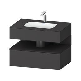 Duravit Einbauwaschtisch-M&ouml;bel-Set Qatego 80x55x60cm, gra m/Gr m, Kon-WTU, B (QA4785080490010)