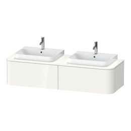 Duravit Waschtischunterschrank o. ES Happy D.2 Plus 35,4x160cm, 1 Ausz., BP b, we. Hochglanz (HP4946B22220010)