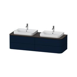 Duravit Waschtischunterschrank o. ES Happy D.2 Plus 40,8x160cm, 4 SchKa., BP b, blau s-matt (HP4974B98980010)