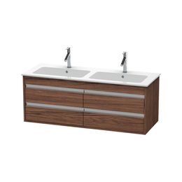 Duravit Waschtischunterschrank Ketho 127x47,5x48cm, 4 La, wandh&auml;ngend, Nussb dkl. (KT643302121)