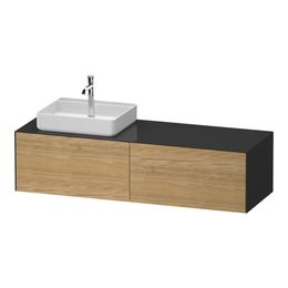 Duravit Waschtischunterschrank White Tulip 160x55cm, Be L, E N gra g, k Ei/m IB (WT4864LH5H10010)