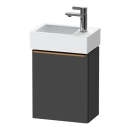 Duravit Waschtischunterschrank D-Neo 36,4x22,2x44cm, 1 T&uuml;r, An L, b geb/Gra m (DE4218L04490000)