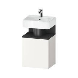 Duravit Waschtischunterschrank Qatego 44x35x64,5cm, 1 T, T r, gra matt/we matt (QA4076R49840000)