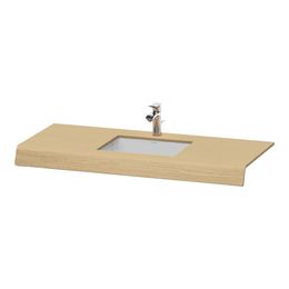 Duravit Waschtisch-Konsole DuraStyle 55x80x10cm, 1 Ausschnitt, Eiche natur (DS828C03030)