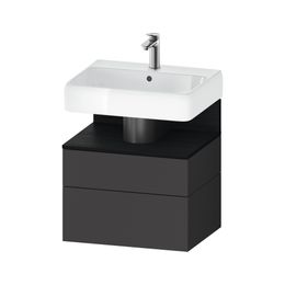 Duravit Waschtischunterschrank Qatego 59x47x59cm, E sw/gra m, 1 Kast, m B (QA4393016490010)