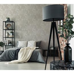 Livingwalls Vliestapete LIVING WALLS "Tapete mit Blattschatten-Optik - Tropisches Muster", natur, B:0,53m H:0,02m L:10,5m, Vlies, Tapeten, Sanfte Vliestapete mit tropischem Blattschatten-Muster