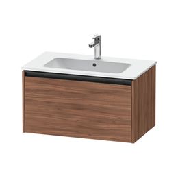 Duravit Waschtischunterschrank Ketho.2 81x48cm, Nussb Nat, 1 Ausz., wandh&auml;ngend (K25063079790000)
