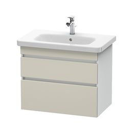 Duravit Waschtischunterschrank DuraStyle 73x44,8cm, tau/we ma, 2 SchKa., wandh&auml;ngend (DS648109118)
