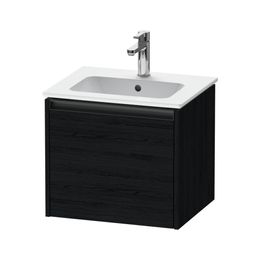 Duravit Waschtischunterschrank Ketho.2 51x42x44cm, 1 Ausz., wandh&auml;ngend, Ei schwarz (K25061016160000)