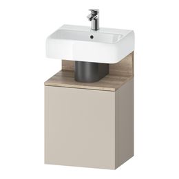 Duravit Waschtischunterschrank Qatego 44x35x64,5cm, 1 T, T li, Ei Marmo/tau ma (QA4076L55910000)