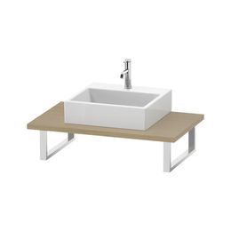 Duravit Konsole L-Cube 80-200x55cm, 1 AS, St&auml;r 3cm, med. Ei (LC106C07171)