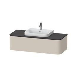 Duravit Waschtischunterschrank Happy D.2 Plus 130x55cm, 1 A, f AWT, B mit., Tau matt (HP4942M8383)
