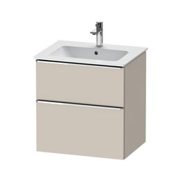 Duravit Waschtischunterschrank D-Neo 61x46,2cm, chr/Taup m, 1 Kast, 1 Ausz. (DE4361010910000)