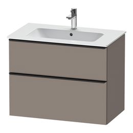 Duravit Waschtischunterschrank D-Neo 81x46,2cm, sw/Bas ma, 1 Schubk., 1 Ausz. (DE43620BD430000)