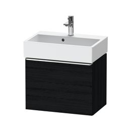 Duravit Waschtischunterschrank D-Neo Compact 58,4x37,2x44cm, 1 A, wandh&auml;ngend, chr/Eiche sw (DE4229010160000)