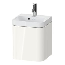 Duravit M&ouml;belwaschtisch Happy D.2 Plus 40x36cm, 1 T., Anschl re, m HL, we hgl (HP4344O22220000)