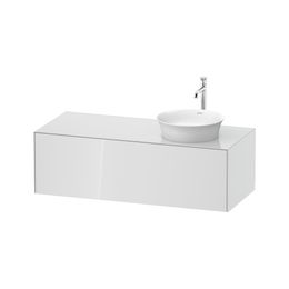 Duravit Waschtischunterschrank White Tulip 130x55cm, 1 AZ, 1 Pl, Beck. re, we hgl (WT4977R8585)