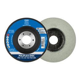 Pferd TOOLS Poliflex Disc PFD &Oslash; 115x14 mm Bohrung-&Oslash; 22,23 mm Bindung PUR Mittelhart SIC150 (41130115)