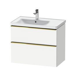 Duravit Waschtischunterschrank D-Neo 78,4x45,2cm, 1 Kast, B L, g pol/wei&szlig; ma (DE4357034180000)