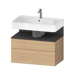 Duravit Waschtischunterschrank Qatego 79x47x59cm, gra m/E N, 1 Kast, 1 Ausz. (QA4394049300000)