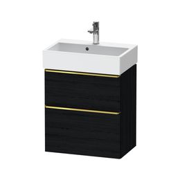 Duravit Waschtischunterschrank D-Neo Compact 58,4x37,2xcm, 1 Kast, 1 A, g pol/Ei sw (DE4329034160000)