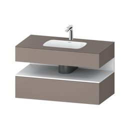 Duravit Einbauwaschtisch-M&ouml;bel-Set Qatego 100x55x60cm, w m/ba m, Kon-WTU, Nischenb (QA4786018430010)