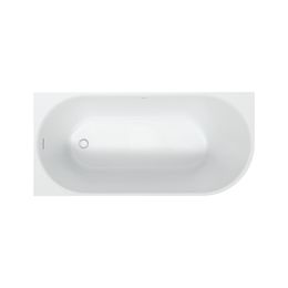 Duravit Badewanne oval DuraSenja 150x75x58,5cm, w, Eck li, RS 2, m FG+A&Uuml;L (700576000000000)