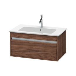 Duravit Waschtischunterschrank Ketho 80x47,5cm, Nussb dkl., 1 Ausz., wandh&auml;ngend (KT641902121)