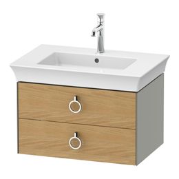 Duravit Waschtischunterschrank o. ES White Tulip 41x68,4x45,8cm, 2 SBK, E N StG s-matt (WT43510H5920010)