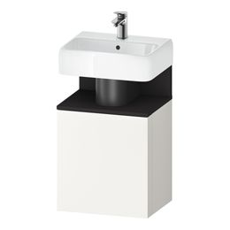 Duravit Waschtischunterschrank Qatego 44x35x64,5cm, 1 T, T l, gra m/we matt (QA4076L80840000)