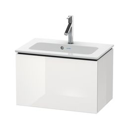 Duravit Waschtischunterschrank Compact L-Cube 62x39,1cm, we. hgl, 1 Ausz., wandh&auml;ngend (LC615608585)