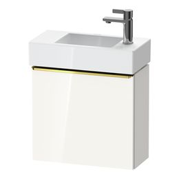 Duravit Waschtischunterschrank D-Neo 48,4x22,2x44cm, 1 T&uuml;r, An L, g pol/w hgl (DE4219L34220000)