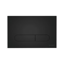 Duravit Bet&auml;tigungsplatte DuraSystem aufgesetzt, f&uuml;r WC Beta, schwarz matt (WD5009031000)
