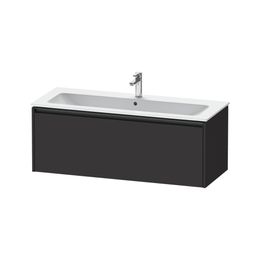 Duravit Waschtischunterschrank Ketho.2 121x48cm, graph matt, 1 Ausz., wandh&auml;ngend (K25065080800000)