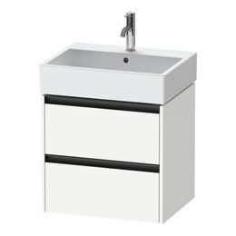 Duravit Waschtischunterschrank Ketho.2 58,4x46cm, we. ma, 2 Schub., wandh&auml;ngend (K25275018180000)