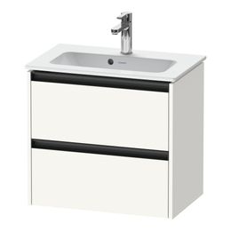 Duravit Waschtischunterschrank Ketho.2 Compact 61x39cm, we. matt, 2 Schub., wandh&auml;ngend (K25255084840000)