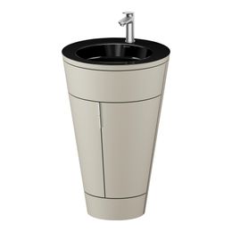 Duravit Waschtischunterschrank c-bonded Set Starck 1 56x86,4x60,5cm, st, G ES ge, Tau s-matt (S19515O70600010)