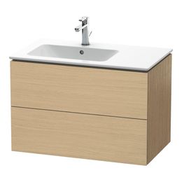 Duravit Waschtischunterschrank L-Cube 82x48,1x55cm, 2 La, Beck. li, Ei Nat (LC629103030)