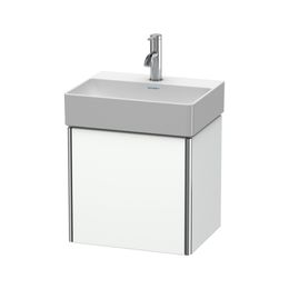 Duravit Waschtischunterschrank XSquare 43,4x34x39,7cm, wandh&auml;ngend, T&uuml;r re, we. matt (XS4060R8484)