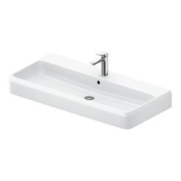Duravit Aufsatzwaschtisch Qatego 100x47cm, w g, m HL, &Uuml;, HL, geschli. (2382100027)