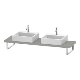 Duravit Konsole DuraStyle 80-200x48cm, 2 A., St&auml; 4.5cm, betongr ma (DS101C00707)